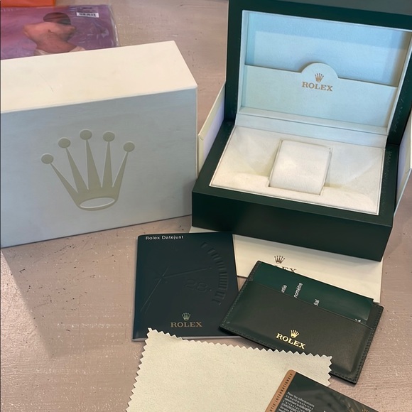 Rolex | Accessories | Rolex Box With Cardboard And Instructions | Poshmark